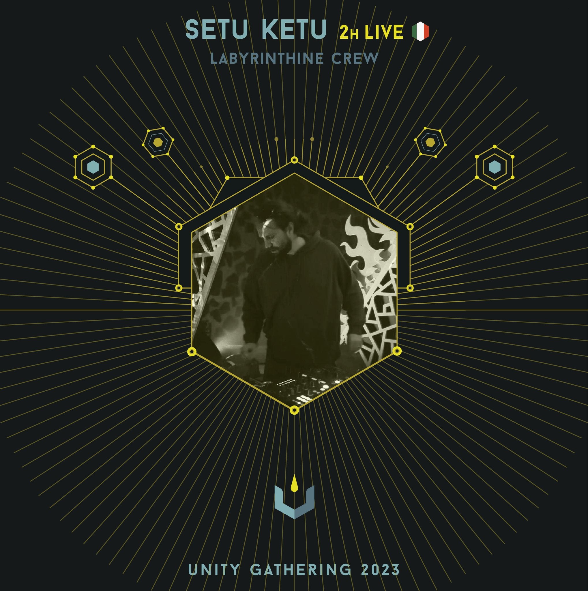 Setu Ketu at Unity Gathering 2023 – Labyrinthine Crew