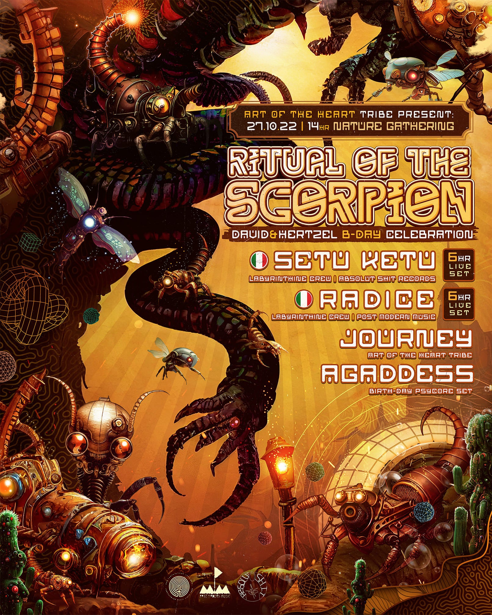 Setu Ketu & Radice @ Israel – Labyrinthine Crew