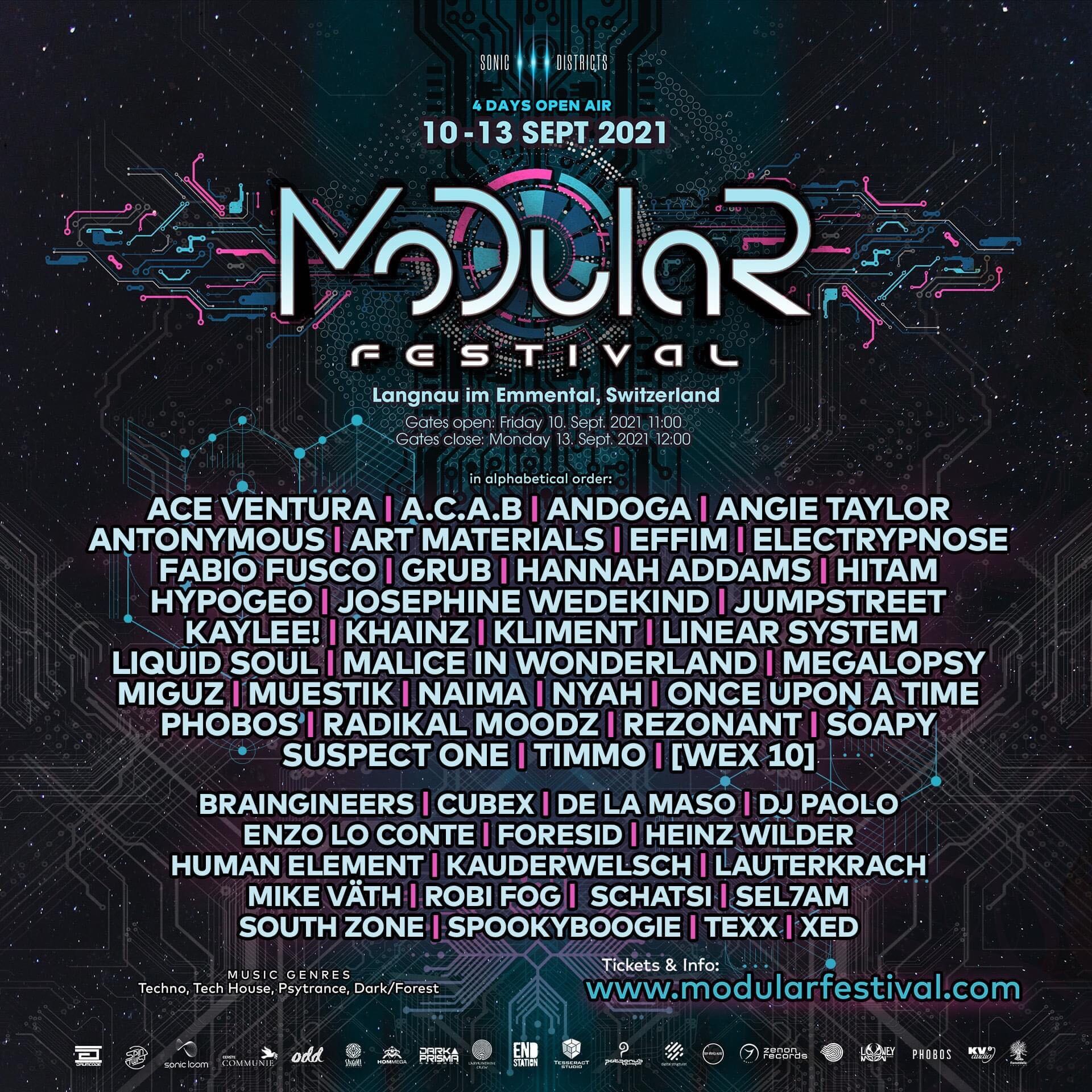 Modular Festival - Switzerland – Labyrinthine Crew